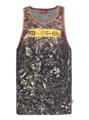 DIESEL® T-lifty-camou Tank Top - Black/green