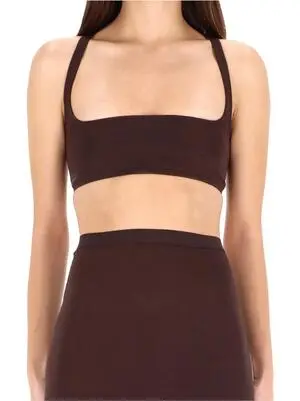Rick Owens Cropped Top - Nude