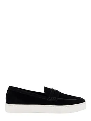 Manolo Blahnik Round Toe Loafers - Black