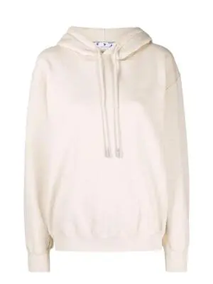 Off-White Diag-print Hoodie - White