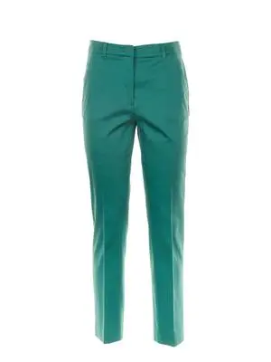 Max Mara Straight Casual Pants - Green