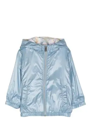 Herno Hooded Rain Jacket - Blue