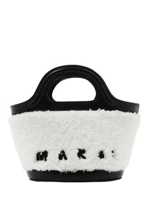 Marni Tropicalia Logo Detailed Handbag - White