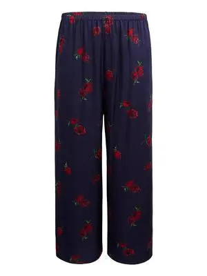 Khaite Khaite Mindy Floral Printed Pants Black