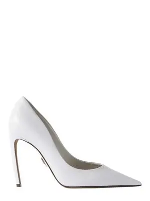 DOLCE & GABBANA Dolce & Gabbana Leather Pointed Toe Stiletto Pumps