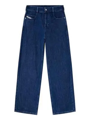 DIESEL® 1997 D-enim Relaxed Wide-leg Jeans - Dark Blue