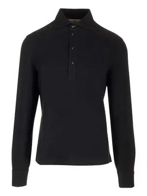 Brunello Cucinelli Brunello Cucinelli Long Sleeved Buttoned Polo Shirt No