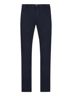 Jacob Cohen Mid-rise Slim-cut Chino Trousers - Black