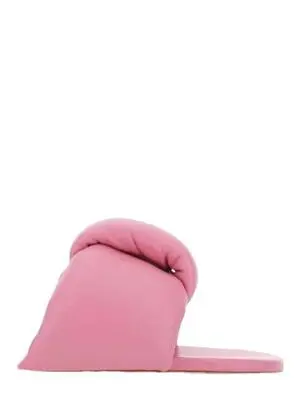 MIU MIU Miu Miu Padded Slip-On Sandals With Bow Detailing