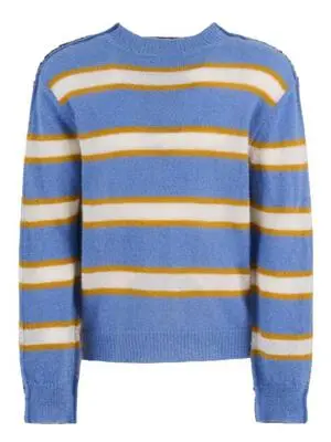 Marni Striped Knit Jumper - Blue, Lavender