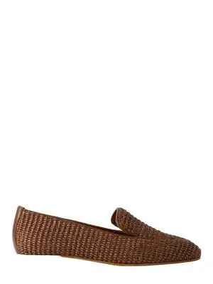 MANOLO BLAHNIK Manolo Blahnik Raffia Loafers
