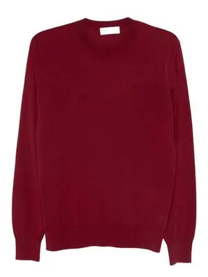 Dries Van Noten Long-sleeved Sweater - Burgundy