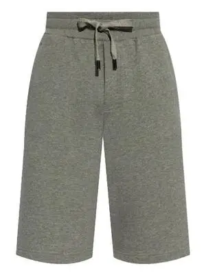 Dolce & Gabbana Logo Plaque Bermuda Shorts - Gray