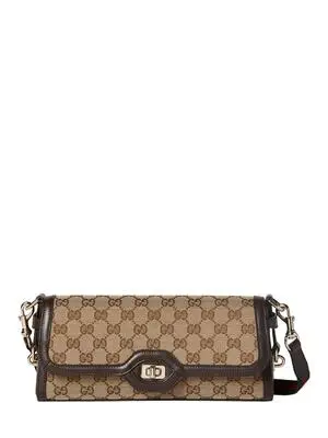 Gucci Luce Small Shoulder Bag - Brown