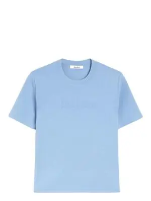 Max Mara Viscose Crêpe Yarn Jumper - Light Blue
