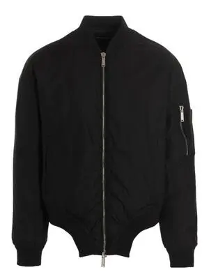 Dsquared2 Dropped Shoulder Bomber Jacket - Black