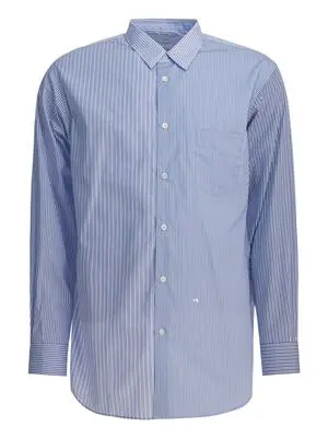 Comme Des Garçons Striped Shirt - Blue