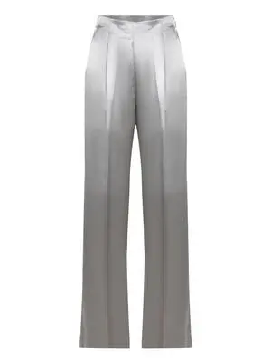 Alberta Ferretti High-waisted Trousers - Grey