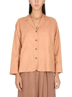 ALYSI Long Sleeve Buttoned Jacket - Pink