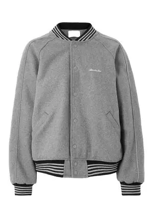 Aimé Leon Dore Long Sleeve Varsity Jacket - Grey