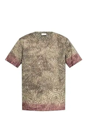Dries Van Noten Dries Van Noten Allover Printed Crewneck T-Shirt Multicolour