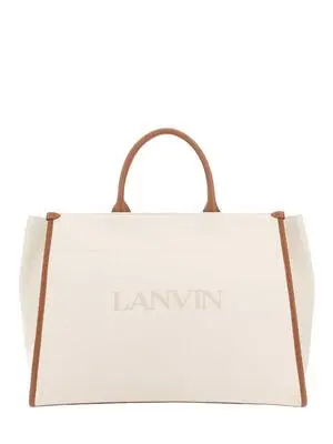 LANVIN Lanvin Logo Printed Top Handle Bag