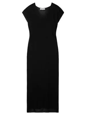 THE FRANKIE SHOP Mysia Knitted Maxi Dress - Black
