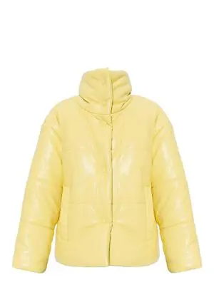 Nanushka Hide Puffer Jacket - Yellow