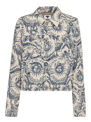Dior Embroidered Logo Jacket - Gray