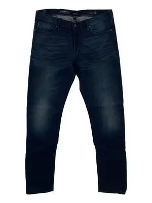 Emporio Armani Slim Fit Dark Wash Jeans - Black