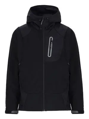 AND WANDER Hooded Performance Jacket - Black
