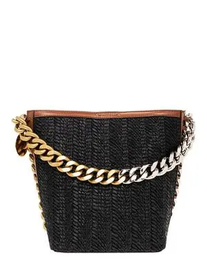 Stella McCartney Frayme Bucket Bag - Black