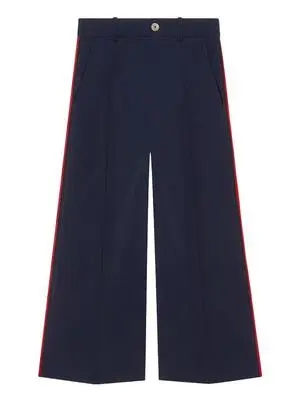GUCCI Gucci Striped Wide-Leg Culottes
