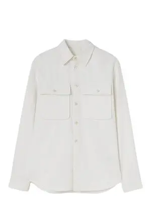 JIL SANDER Long-sleeved Shirt With Button Closure - White