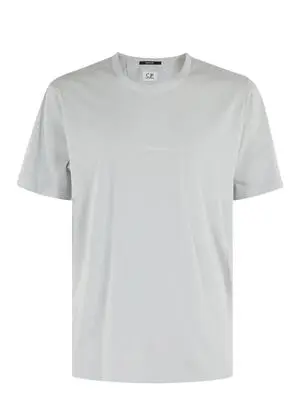 C.P. COMPANY Logo-print T-shirt - Grey