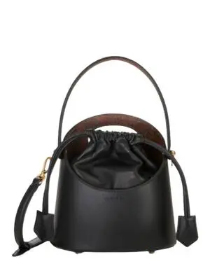 Etro Drawstring Mini Bucket Bag - Black