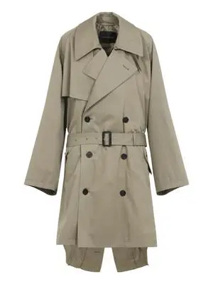 Balenciaga Double-breasted Belted Coat - No
