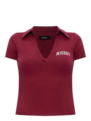 MISBHV Misbhv V-neck Logo Polo Top