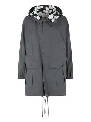 Dries Van Noten Voxer Hooded Parka - Grey