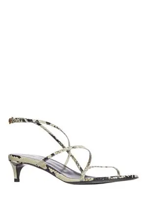 KHAITE Khaite Strappy Kitten Heel Sandals