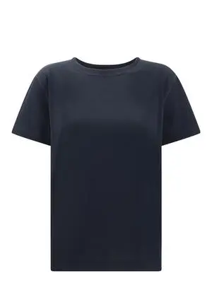 Fabiana Filippi Filo Diamante Detailed Short Sleeved T-shirt - Black