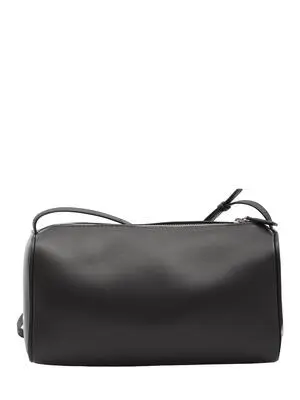 THE ROW Zip Cross Bag - Black