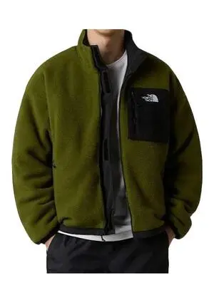 The North Face Yumiori Reversible Fleece Jacket - Black/forest Green