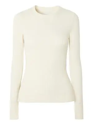 CITIZENS OF HUMANITY Citizens Of Humanity Bina Ribbed Stretch-Lyocell And Organic Cotton-Blend Top