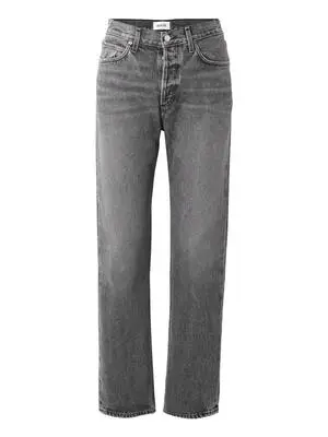 AGOLDE Belt Loop Straight Cut Jeans - Gray
