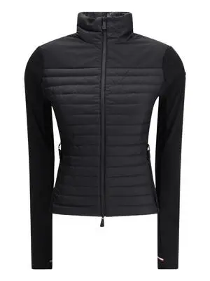 Moncler High-neck Zipped Cardigan - Black