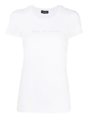 Emporio Armani Logo Crewneck T-shirt - White