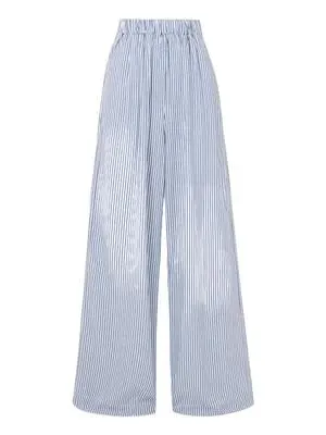 THE FRANKIE SHOP The Frankie Shop Mirca Striped Wide-Leg Pants
