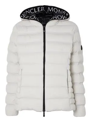 Moncler Quilted Down Jacket With Hood - Ice Tuff