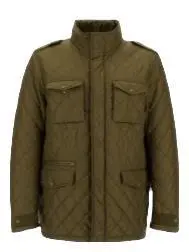 Herno High-neck Quilted Jacket - Green